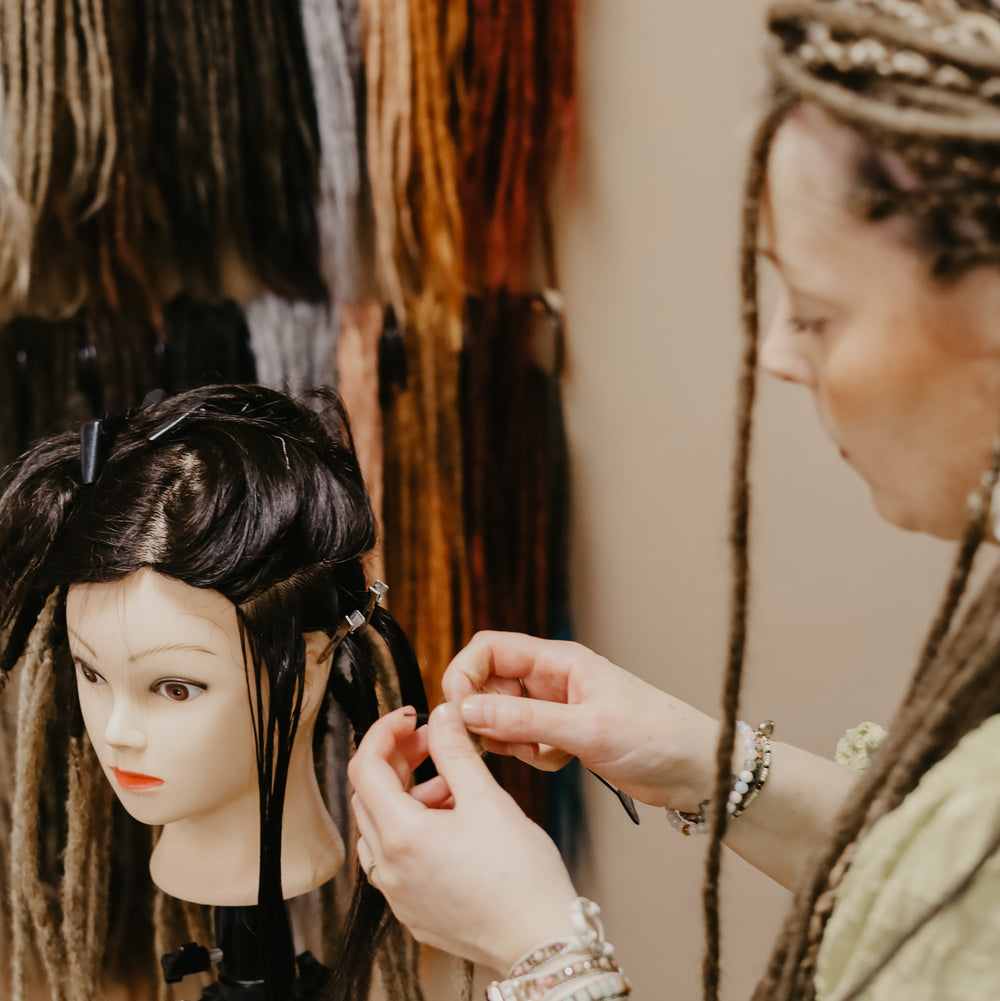 Learn how to install synthetic dreads with different techniques at ...